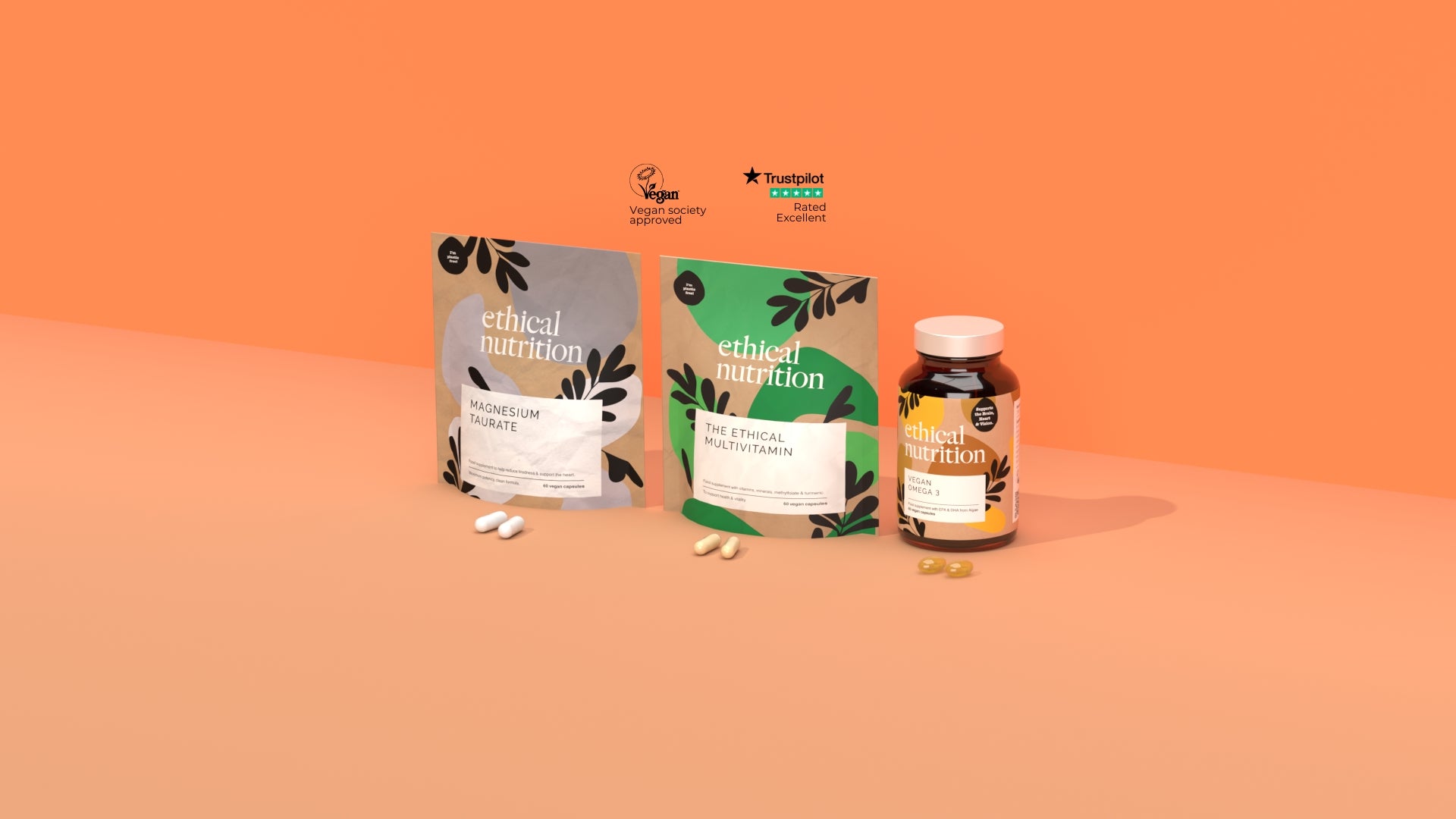 Clean Supplements, Vegan & Planet Friendly | Ethical Nutrition