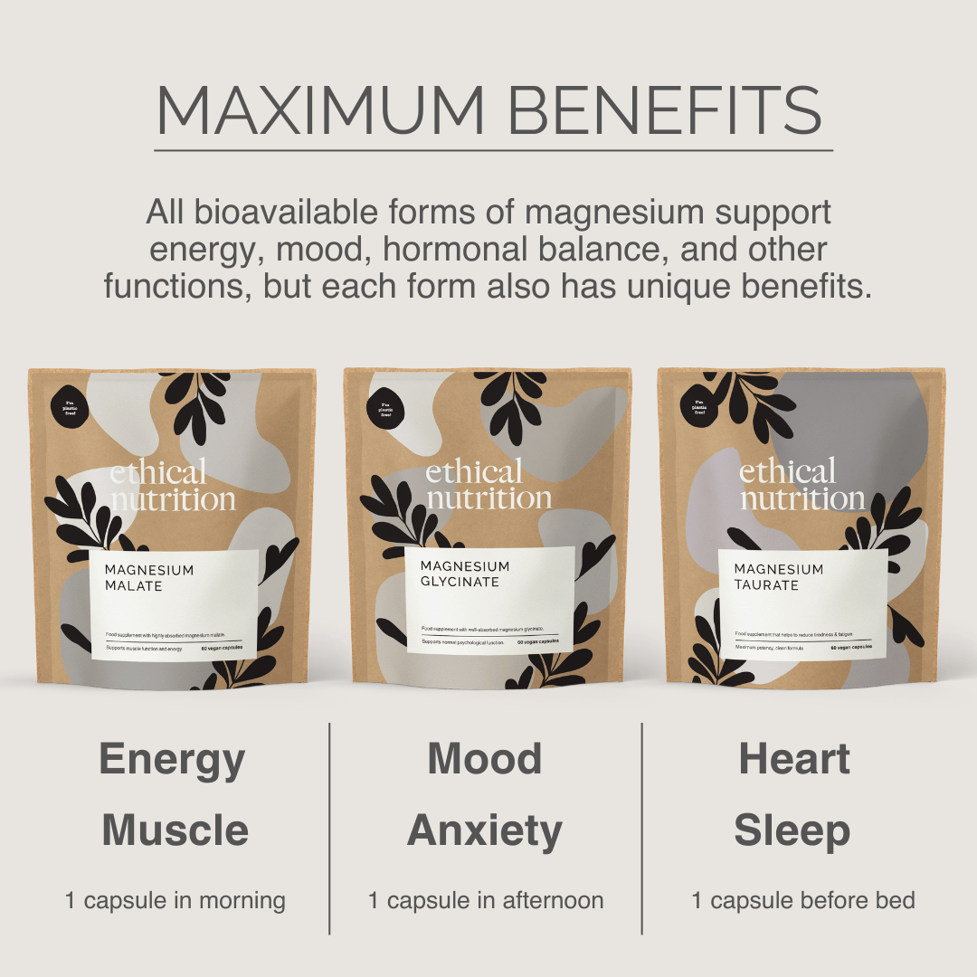 Magnesium Bundle | Magnesium Taurate, Glycinate and Malate – Ethical Nutrition