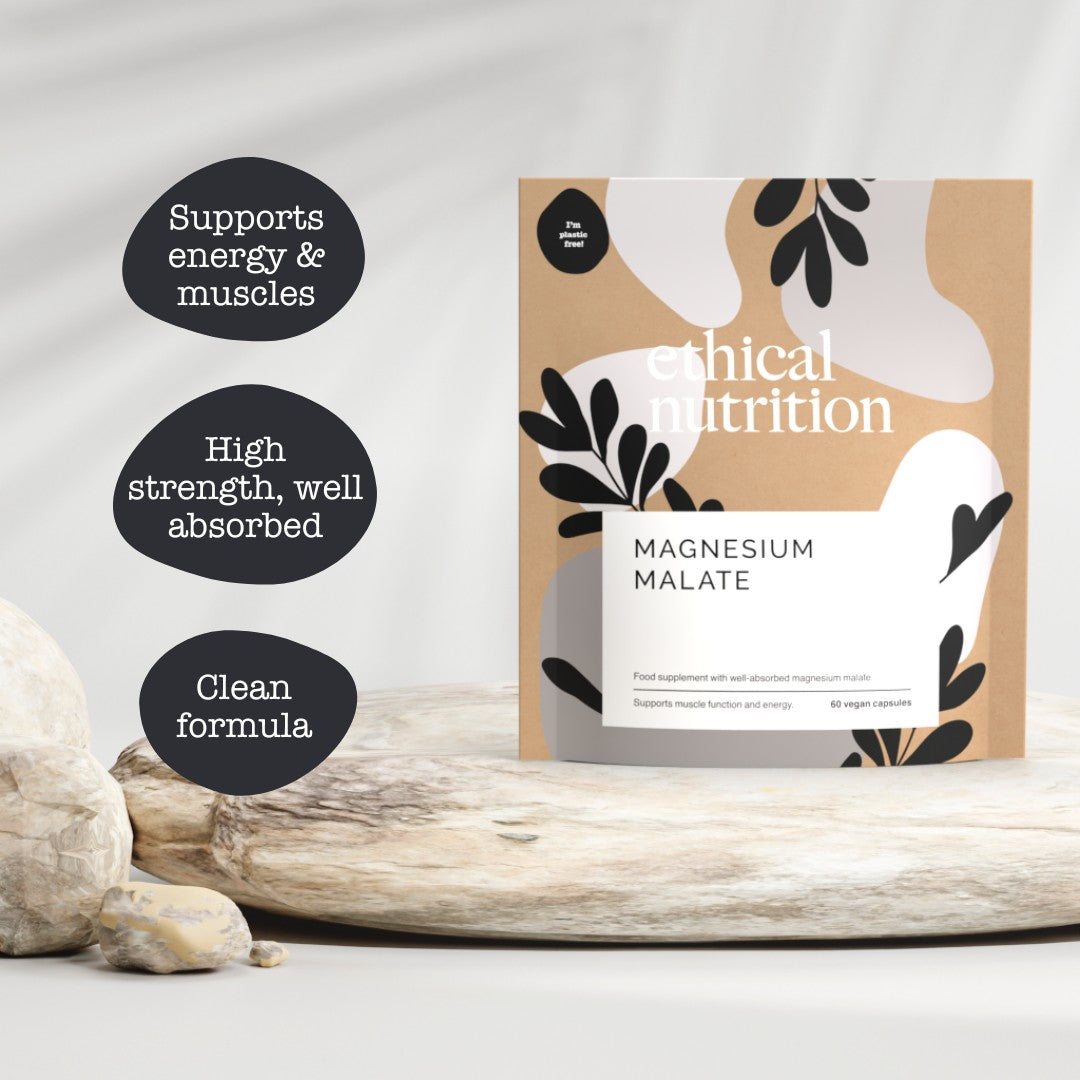 Magnesium Malate 1500mg UK-Made Pure – Ethical Nutrition
